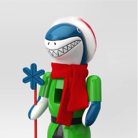 Wondershop | Holiday | Shark Christmas Nutcracker Figure Wondershop | Poshmark